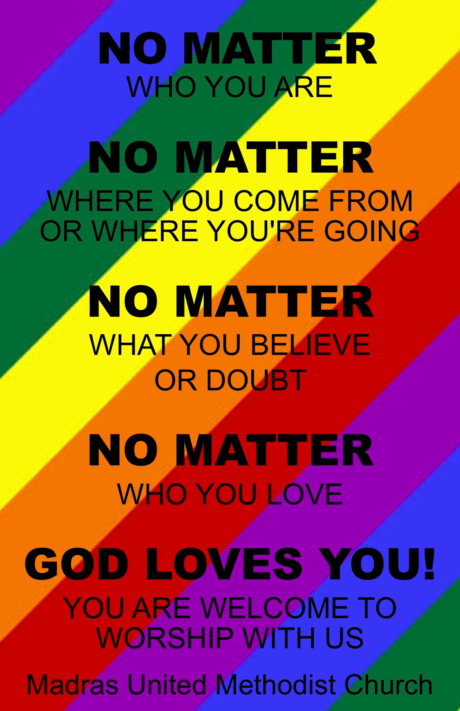 No Matter – Madras United Methodist Church