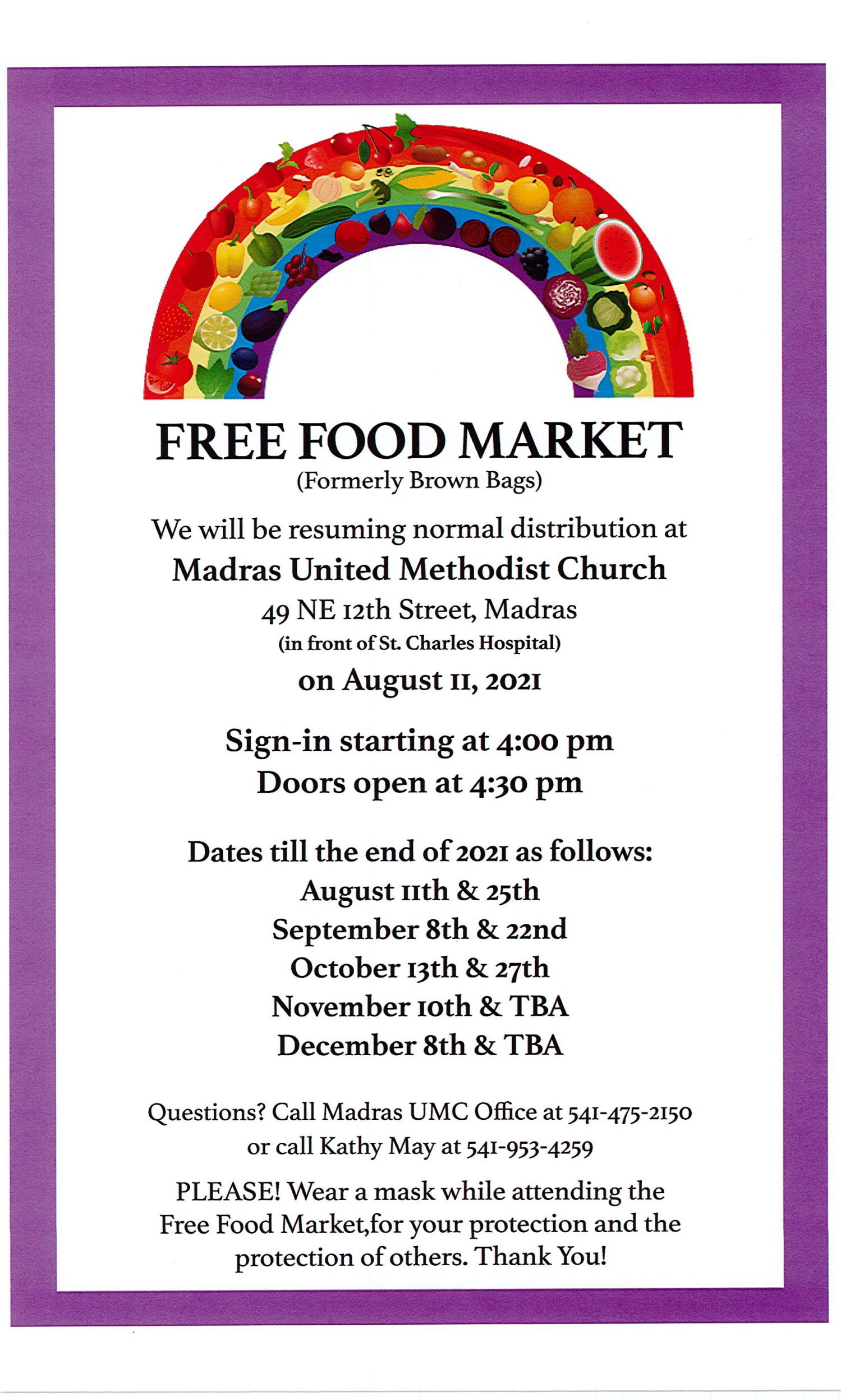 free-food-market – Madras United Methodist Church
